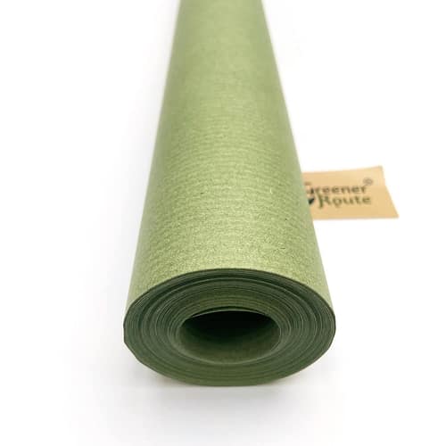 Green Imitation Kraft Paper Roll High Quality - 750mm X 25M